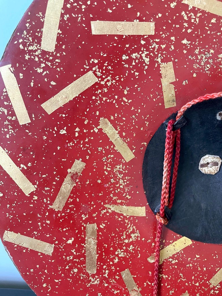 Japanese Lacquered Samurai Jingasa Hat Edo Period For Sale at 1stDibs