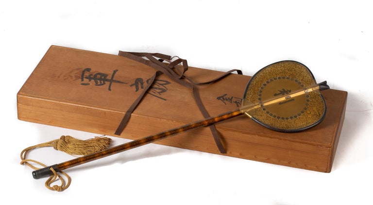 A Japanese Long War Fan, ‘Gunbai Uchiwa’, Late Edo Period, 18th-19th ...
