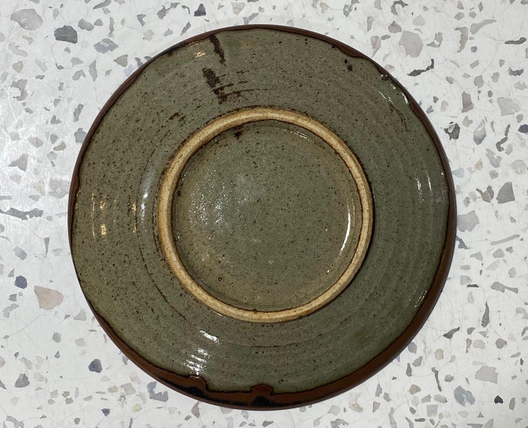 Japanese Mashiko Mingei Art Pottery Plate Bowl Attrbuted to Tatsuzo ...