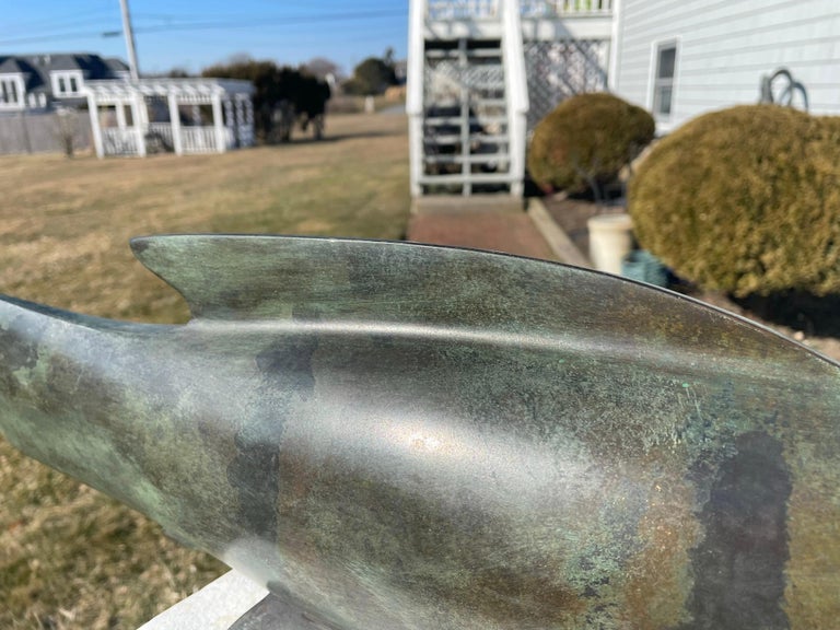 Japanese Massive Bronze Calming Trophy Koi Fish, Signed Ota Ryohei at ...