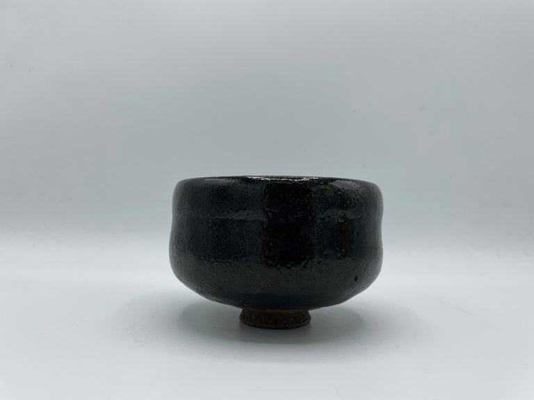 Japanese Matcha Bowl ''Mt. FUJI'' RAKU ware 1970s For Sale at 1stDibs