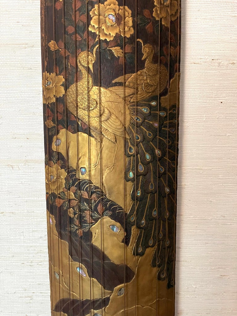 Japanese Meiji Han Koto with Maki-e Lacquer Decoration For Sale at 1stDibs