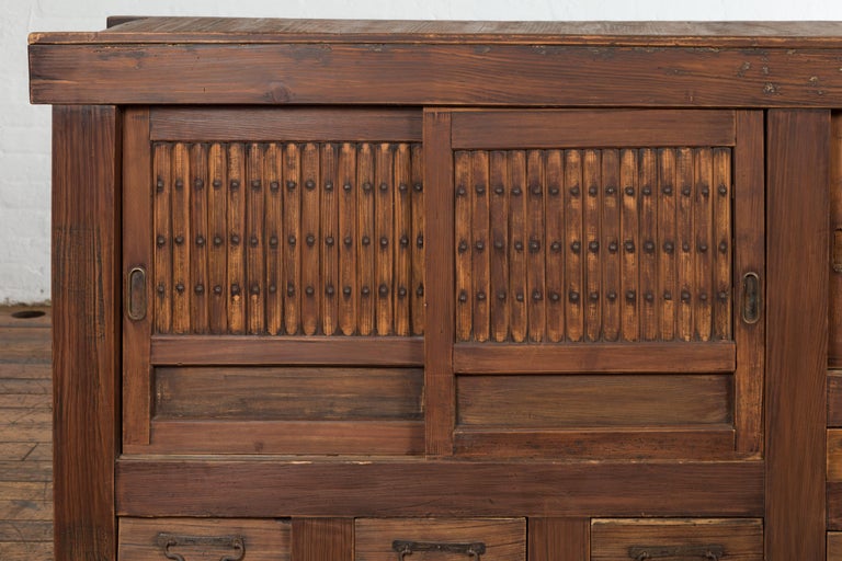 Japanese Meiji Period 19th Century Mizuya Kitchen Cabinet with Doors ...
