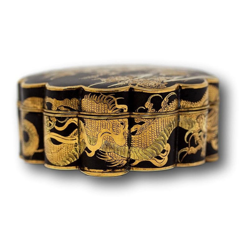 Japanese Meiji Period Komai Damascene Box Fujii Yoshitoyo For Sale at ...
