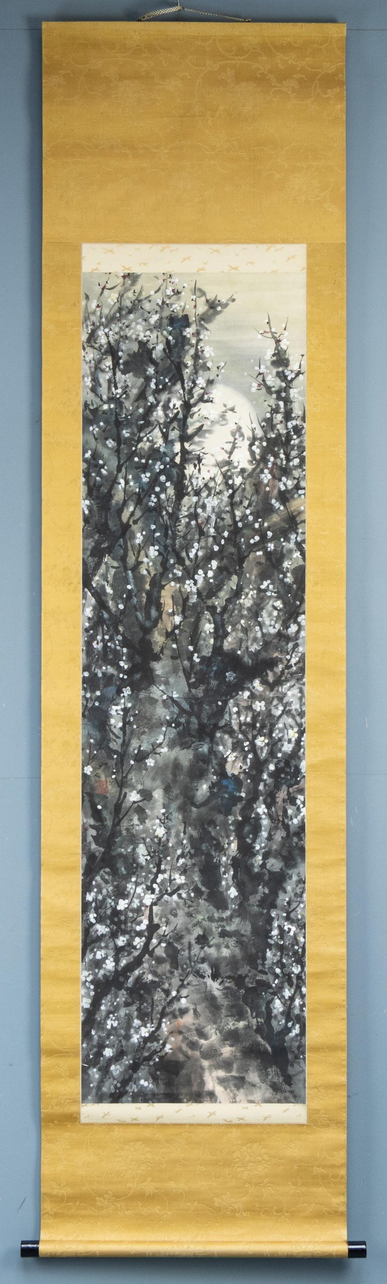 Japanese Meiji Period Painting by Shôjin Nishimura , Plum tree in ...