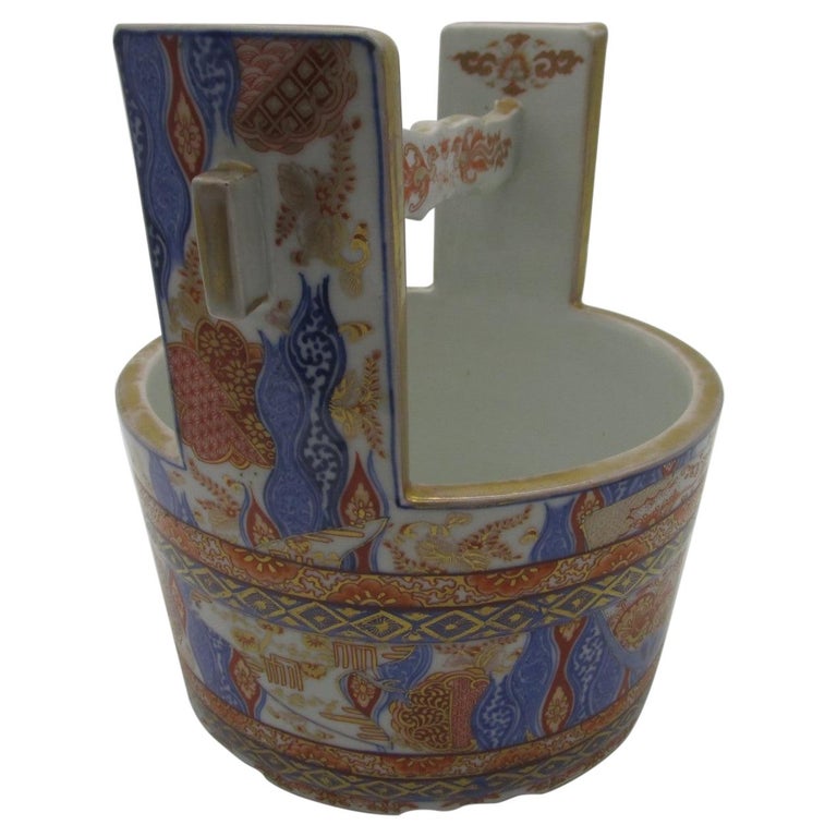 Japanese Meiji Porcelain Water Bucket Vase, circa 1880 For Sale at ...
