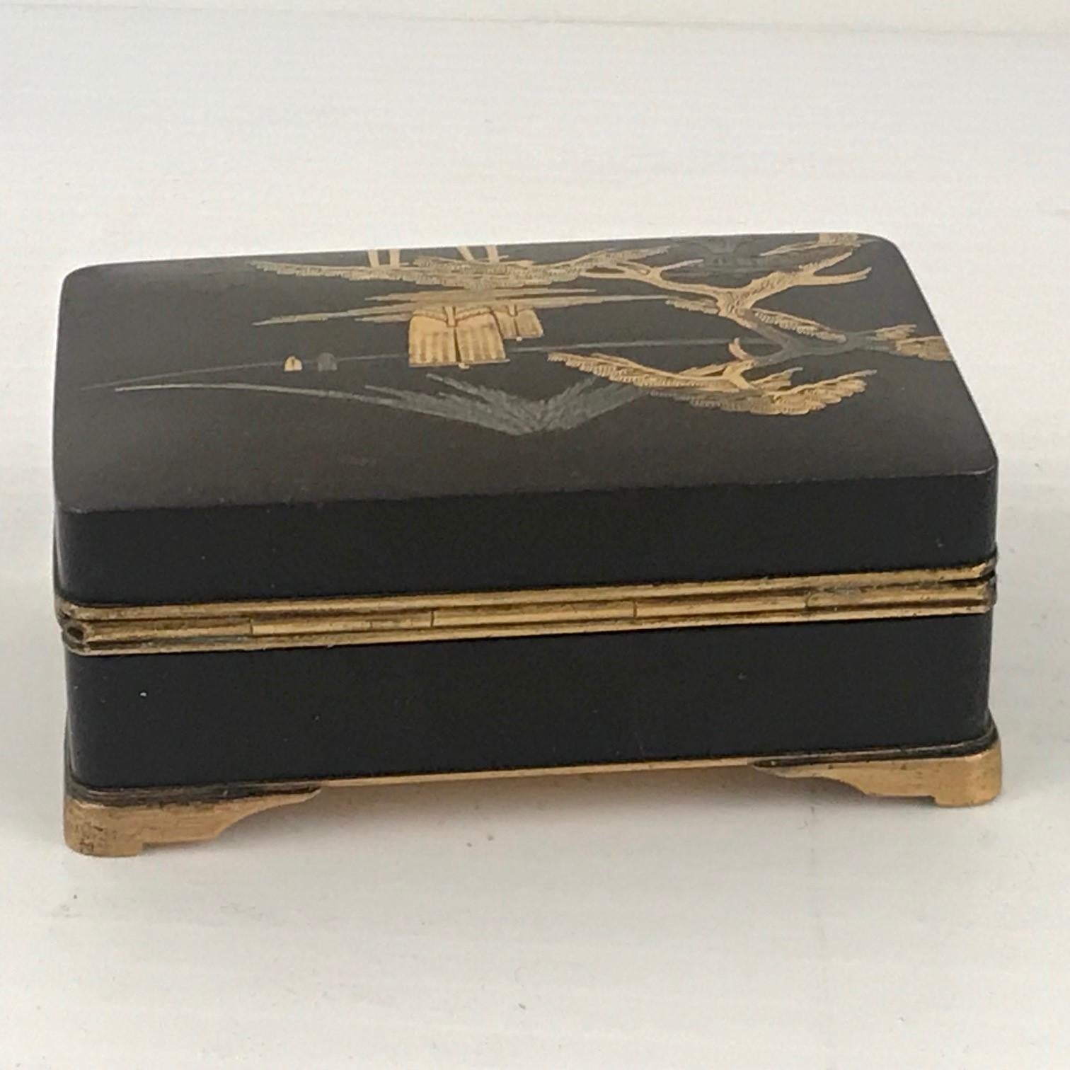 Japanese Mixed Metal Box, Meiji Period at 1stDibs
