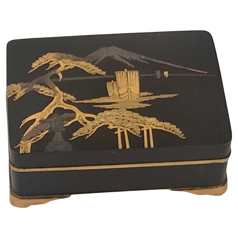 Japanese Mixed Metal Box, Meiji Period For Sale at 1stDibs