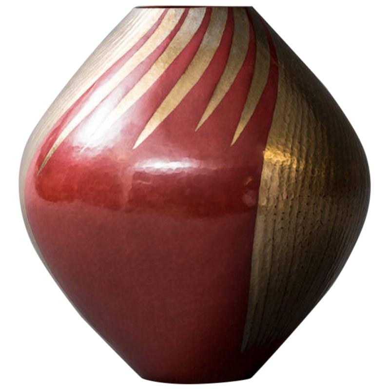 Japanese Modern Bronze Flower Vase at 1stDibs