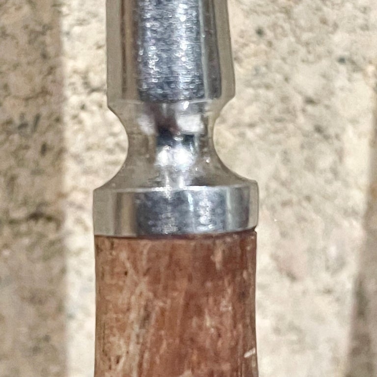 Japanese Modern Pair Cocktail Fondue Forks Sculpted Stainless Steel and ...