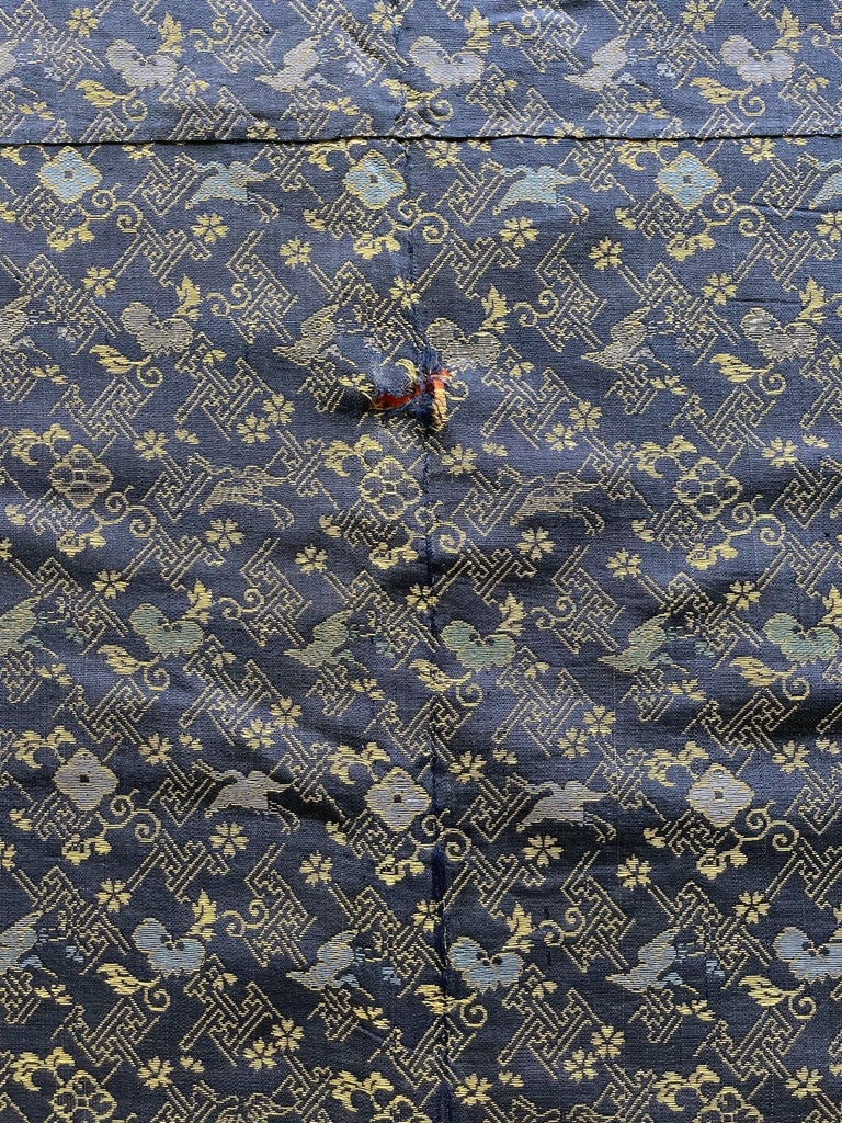 Japanese Monastery Robe Patchwork Kesa with Scription Edo Period For ...