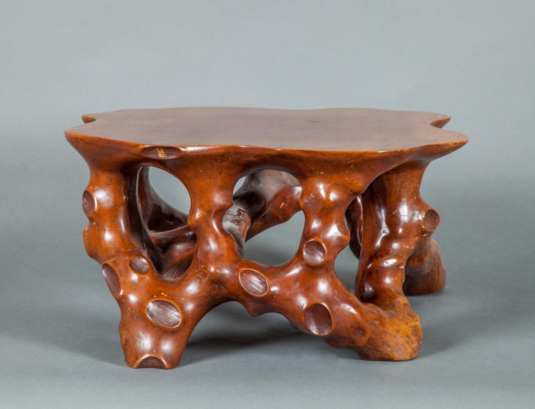 Japanese Natural Root Stand For Sale at 1stDibs
