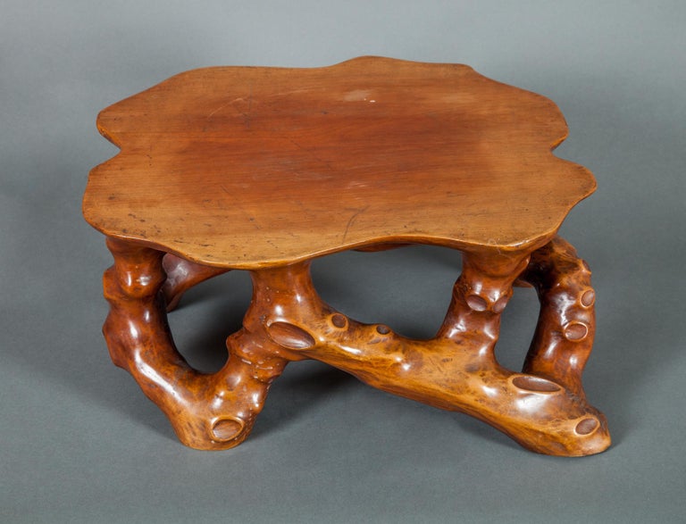 Japanese Natural Root Stand For Sale at 1stDibs