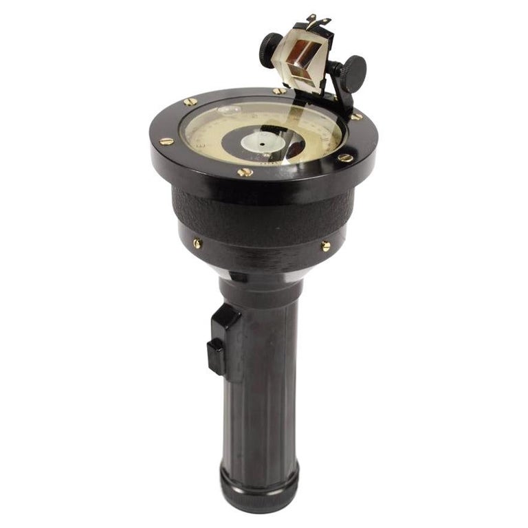 Japanese Nautical Magnetic Compass Made of Black Bakelite in the 1950s ...