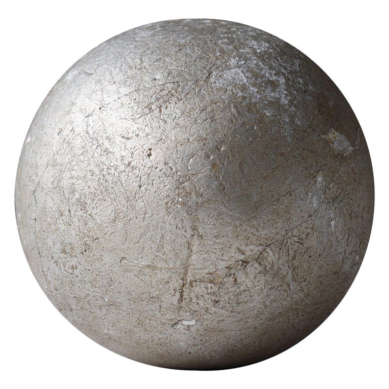 Japanese Old Aluminum Ball 1920s-1950s/Antique Object Figurine Wabisabi ...