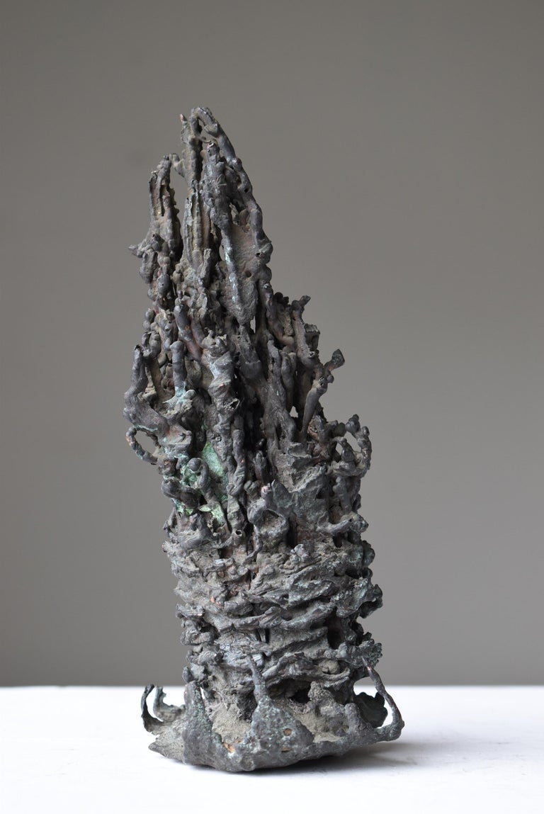 Japanese Old Copper Drop Object 1940s-1960s / Figurine Wabi Sabi For ...