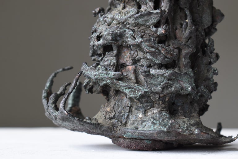 Japanese Old Copper Drop Object 1940s-1960s / Figurine Wabi Sabi For ...