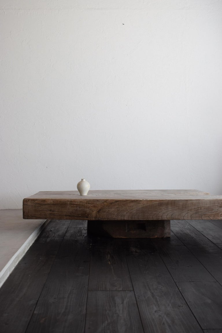 Japanese Old Huge Low Table / Sofa Table Wabi Sabi Mingei For Sale at ...