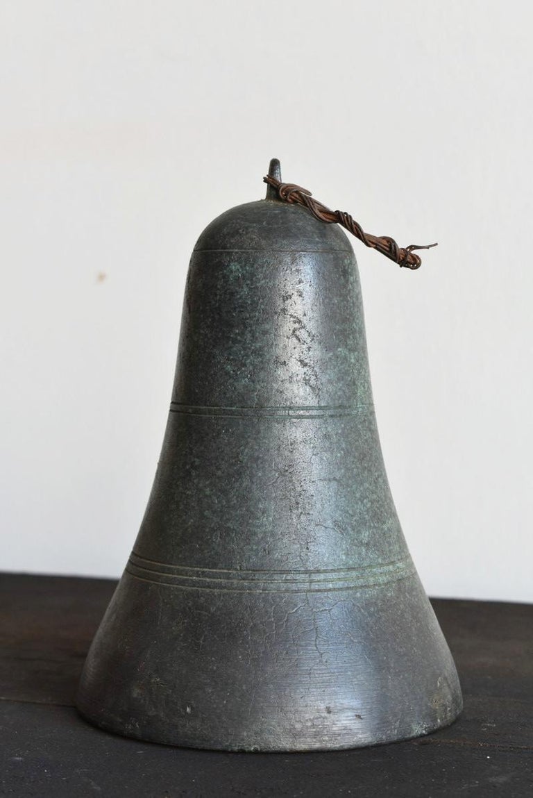 Japanese Old Little Bronze Hanging Bell /1926-1960s/ Beautiful Design ...