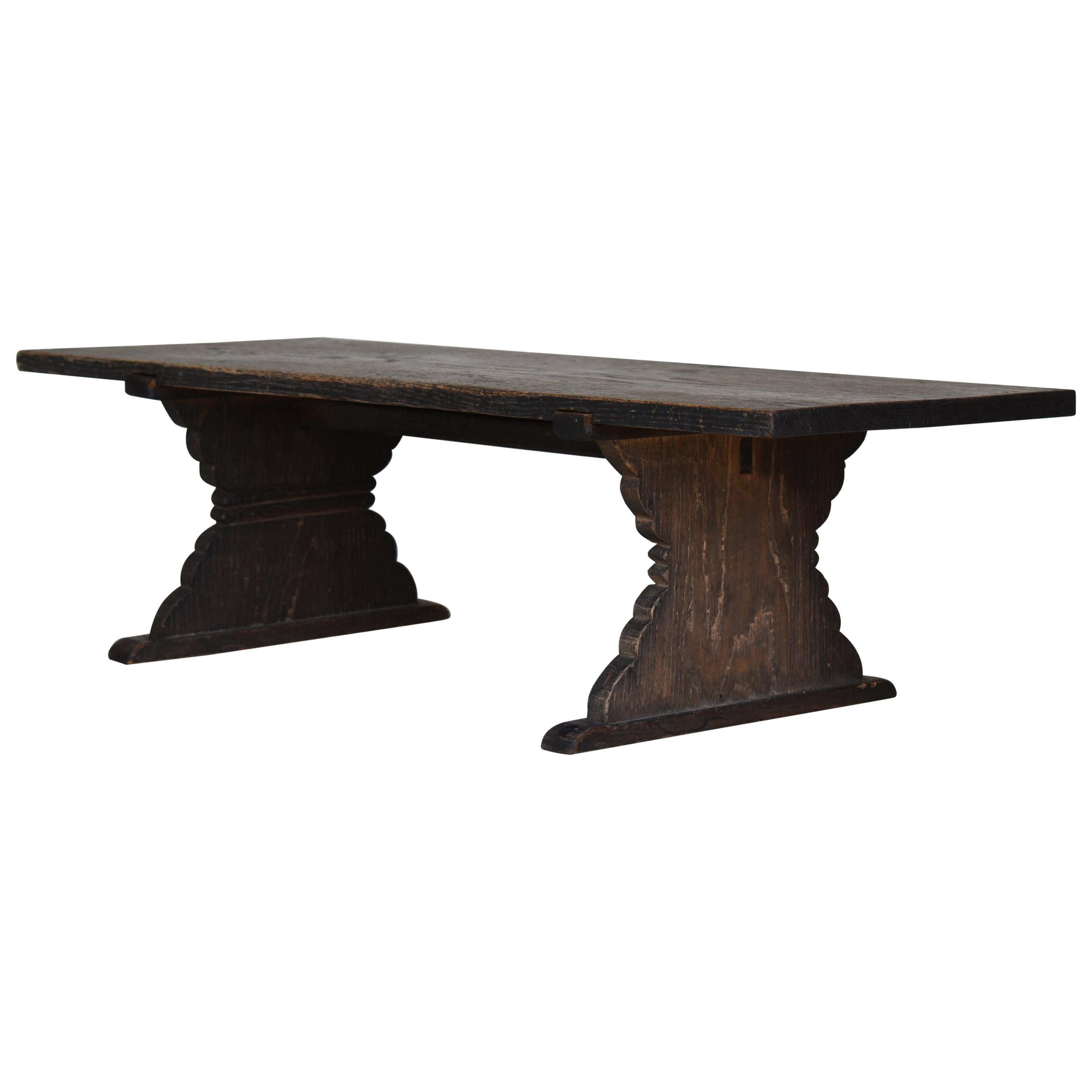 Japanese Old Low Table 1860-1920s/Antique Desk Sofa Table Coffee Table ...