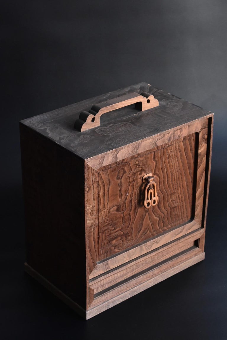 Japanese Old Mulberry Storage Box / Luxury Wooden Box of Higher ...