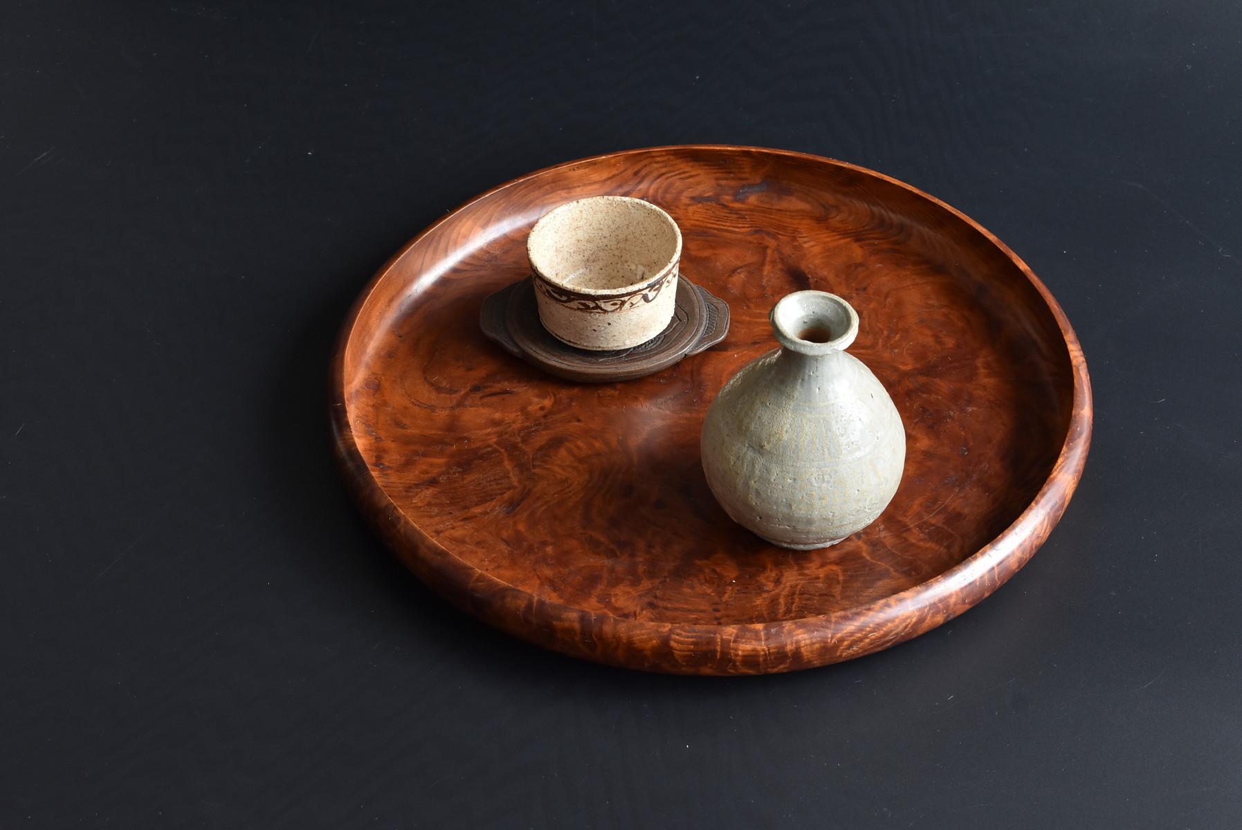 Japanese old pine tray / antique wooden tray / 1912-1950/taisho-showa ...