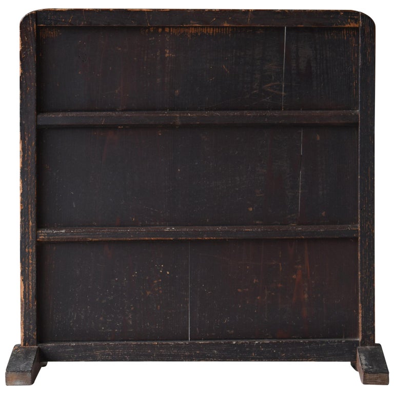 Japanese antique Partition 1900s-1920s/screen object wabisabi art For ...