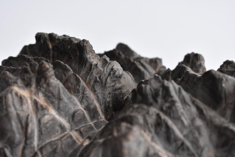 Japanese Old Stone "suiseki" Mountain View Scholar's Stone ...