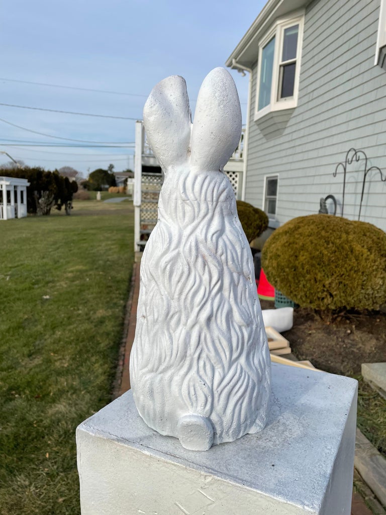 Japanese Massive Old Vintage White Rabbit Extraordinary Details For ...