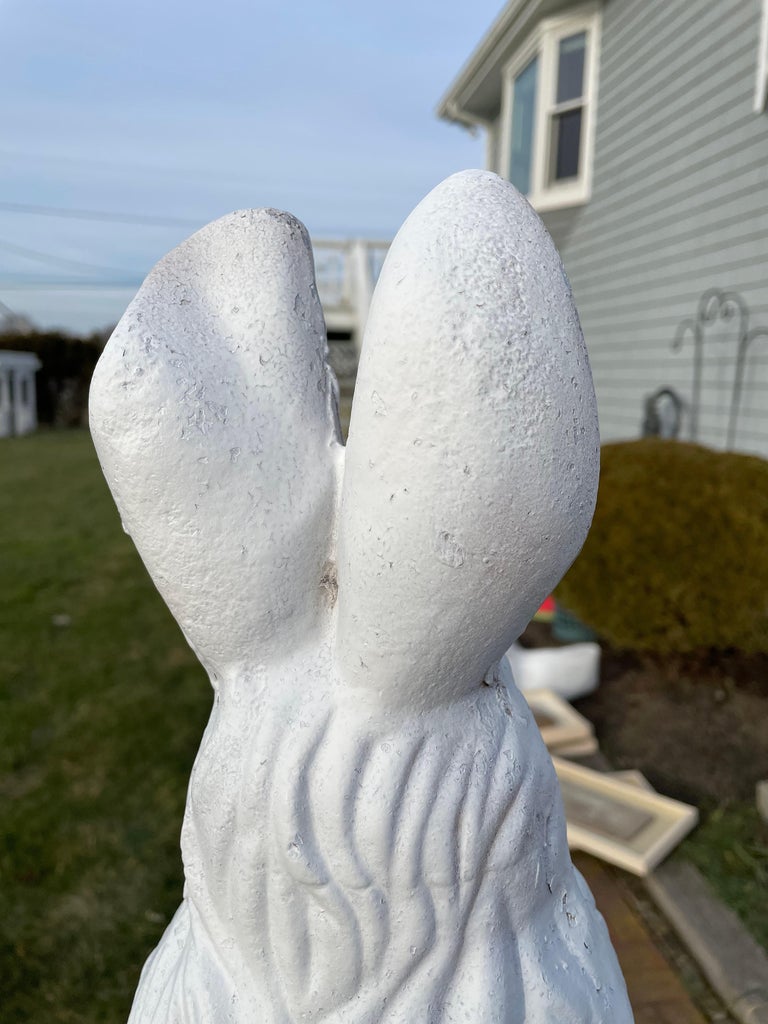 Japanese Massive Old Vintage White Rabbit Extraordinary Details For ...