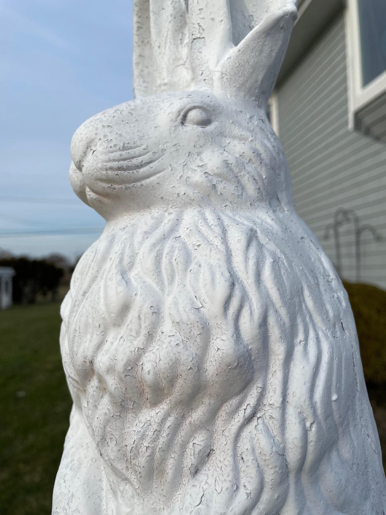 Japanese Massive Old Vintage White Rabbit Extraordinary Details For ...