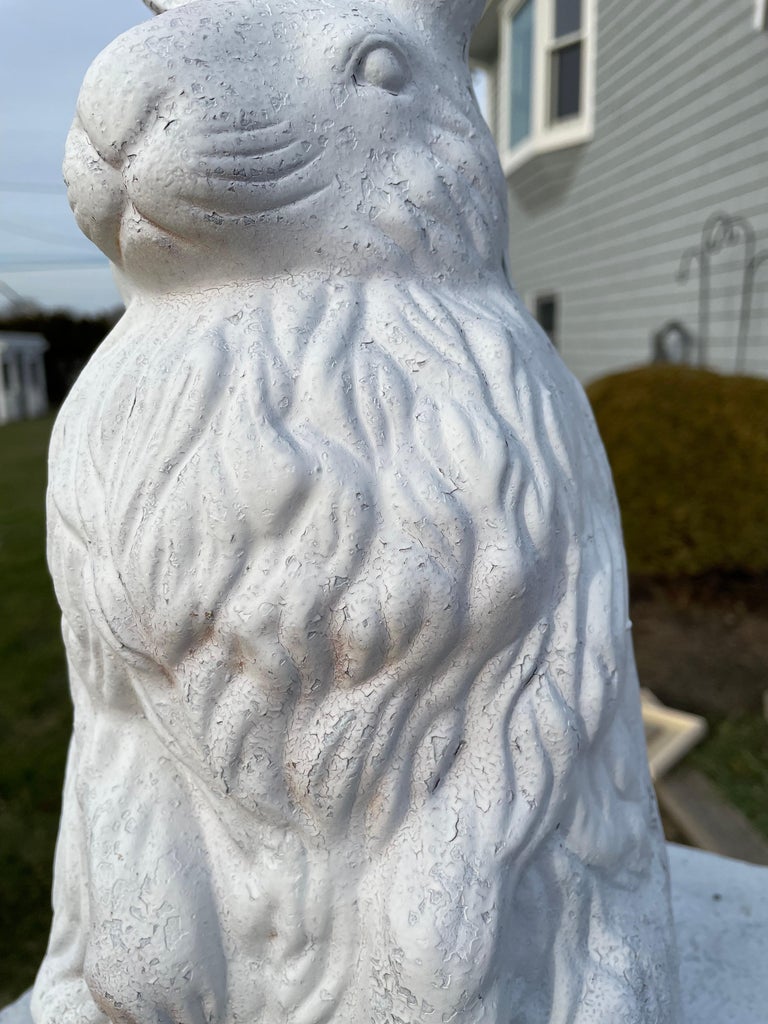 Japanese Massive Old Vintage White Rabbit Extraordinary Details For ...