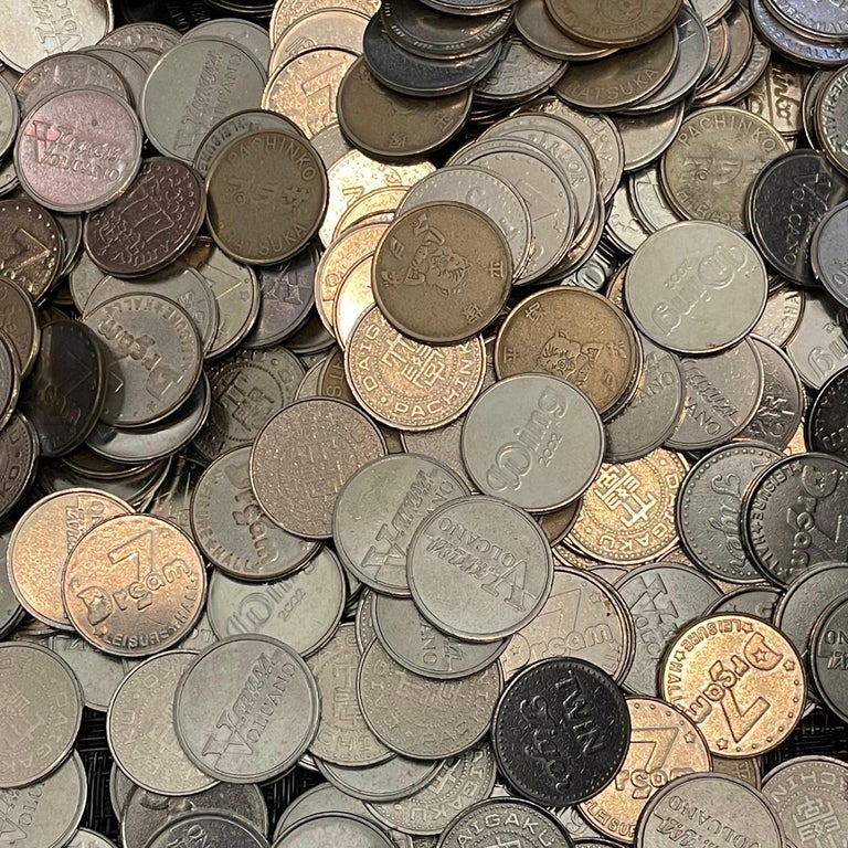 Japanese Pachislo Skill Slot Machine, Tokens Only, Late 20th Century ...