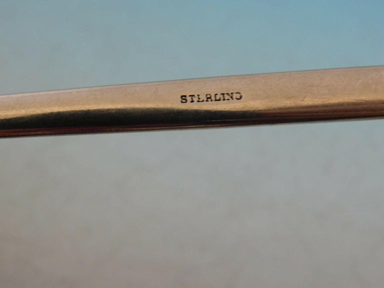 Japanese Pagoda by Wendt Sterling Silver Pudding Spoon BC Frosted ...