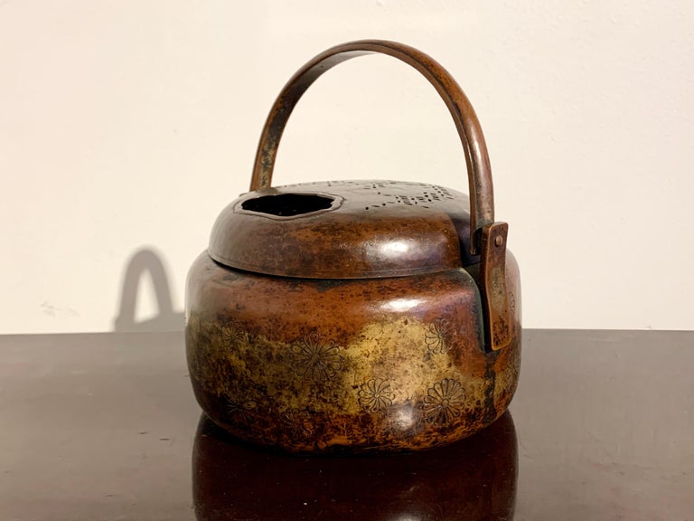 Japanese Parcel Gilt Copper Hibachi, Edo Period, 18th Century, Japan ...