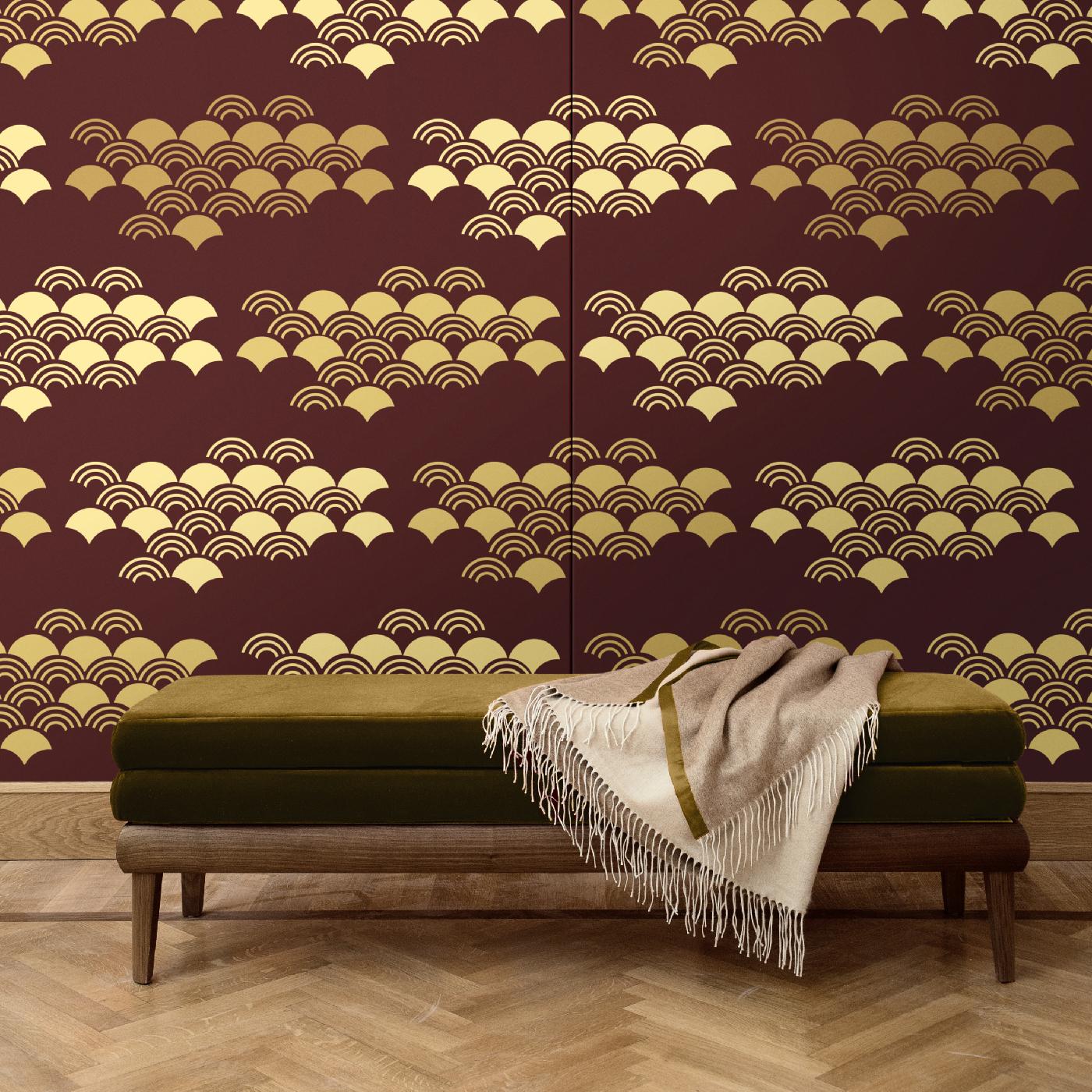Japanese Pattern Panel For Sale at 1stDibs