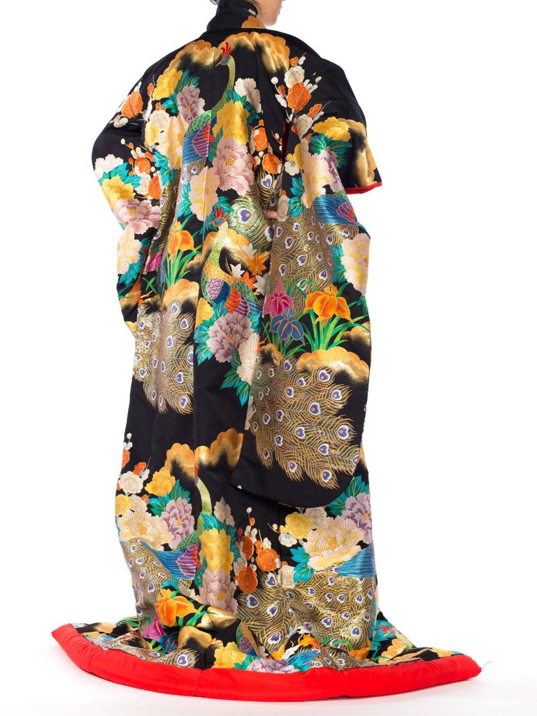 Japanese Peacock Kimono at 1stDibs