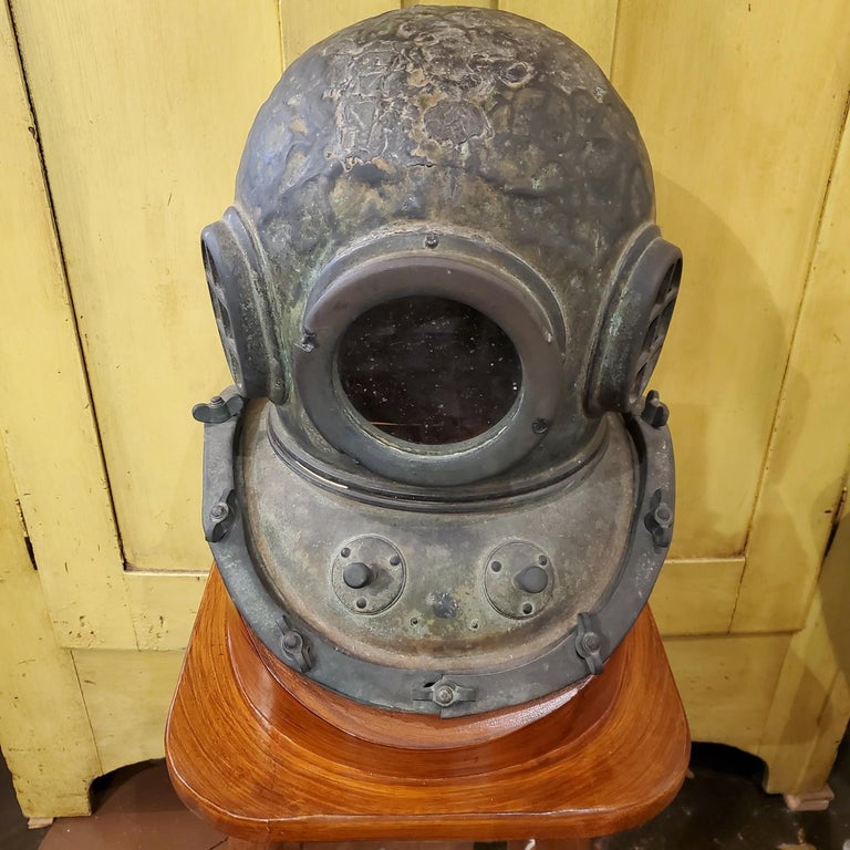 Japanese Pearl Diver's Deep Sea Diving Helmet, circa 1930 For Sale at ...