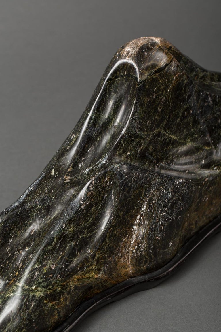 Japanese Polished Spirit Stone in the Shape of a Mountain Range at ...