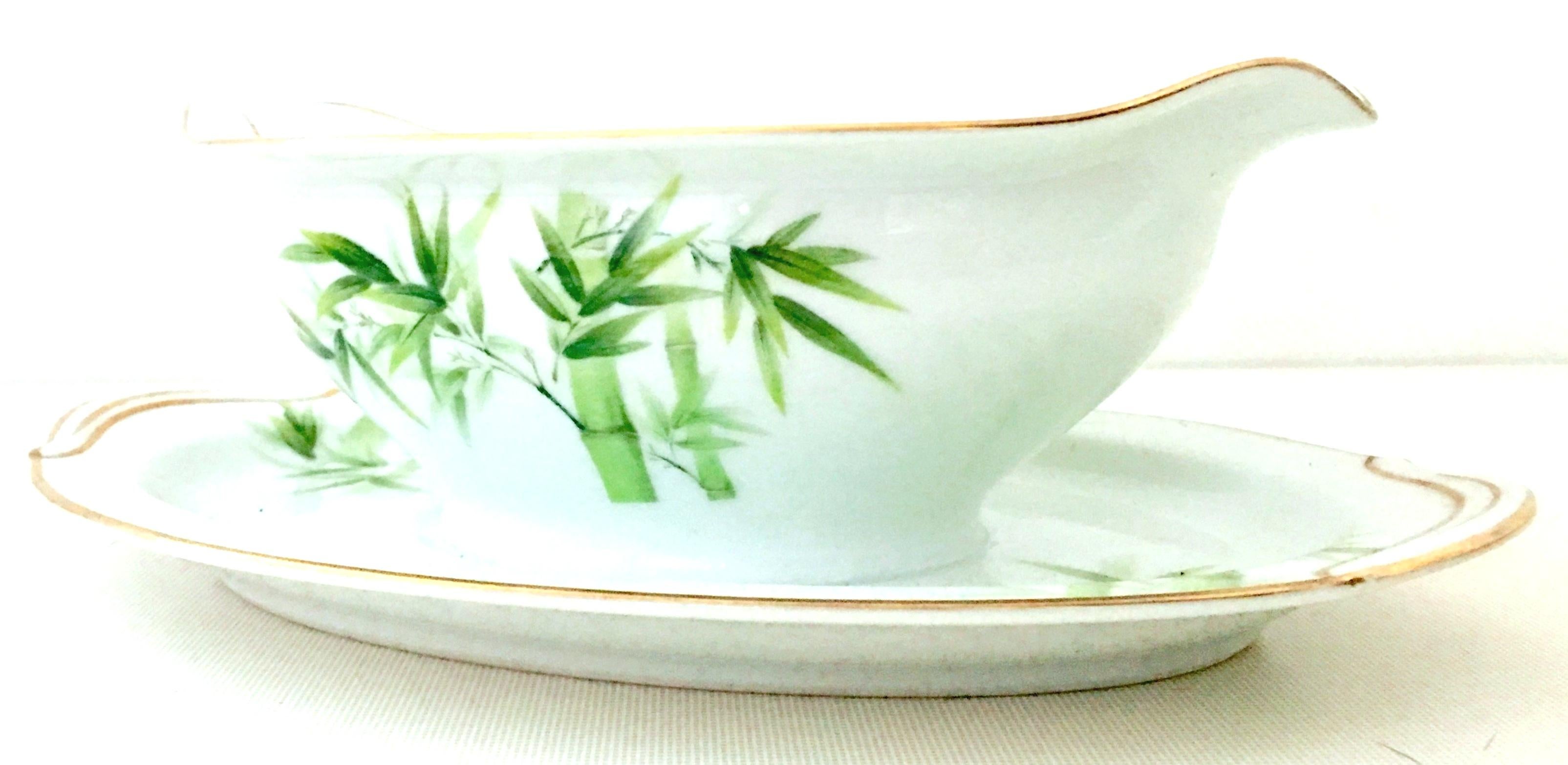 Japanese Porcelain "Green Bamboo" Serving Piece Set/2 by Noritake at ...