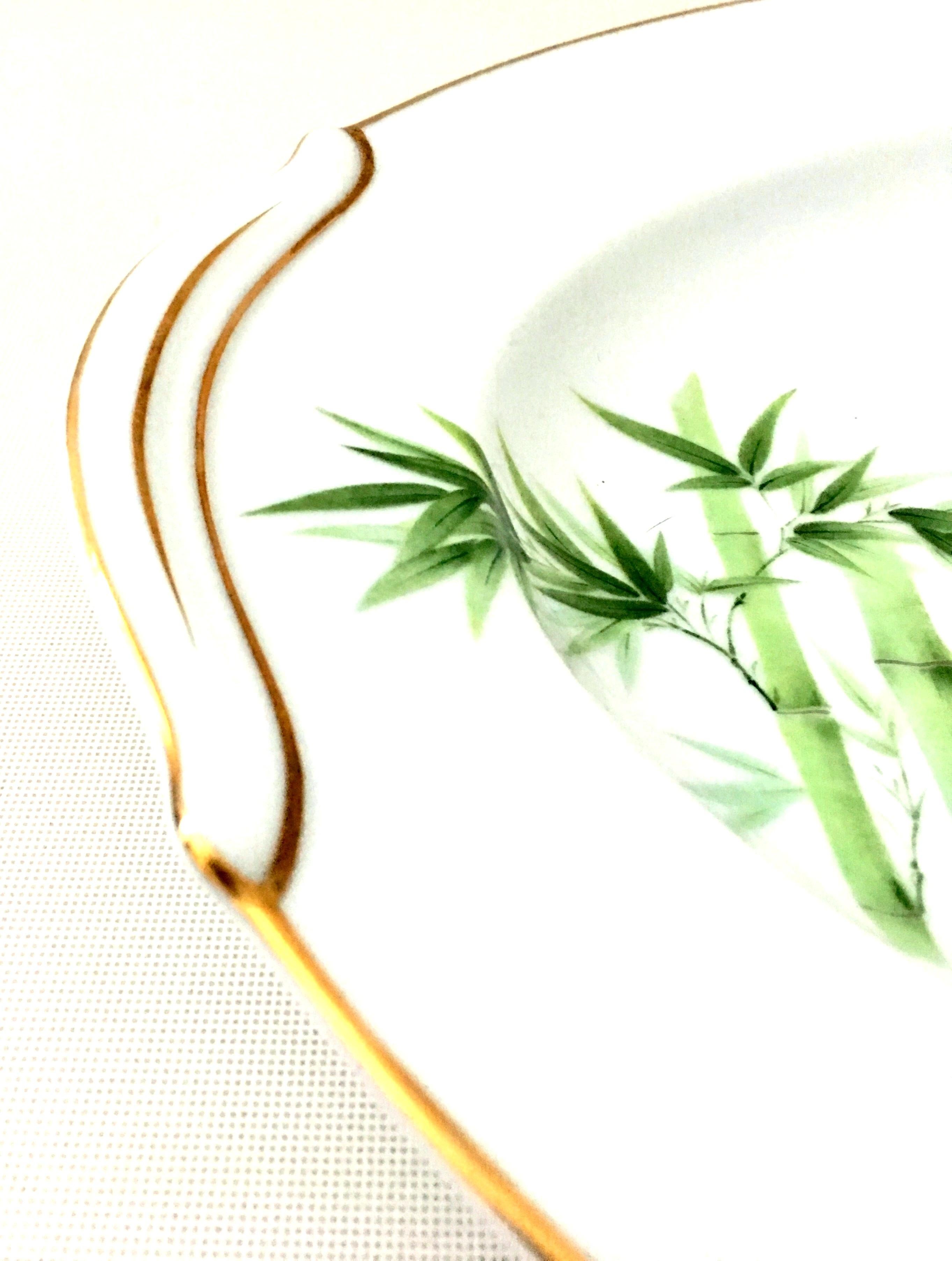 Japanese Porcelain "Green Bamboo" Serving Piece Set/2 by Noritake at ...