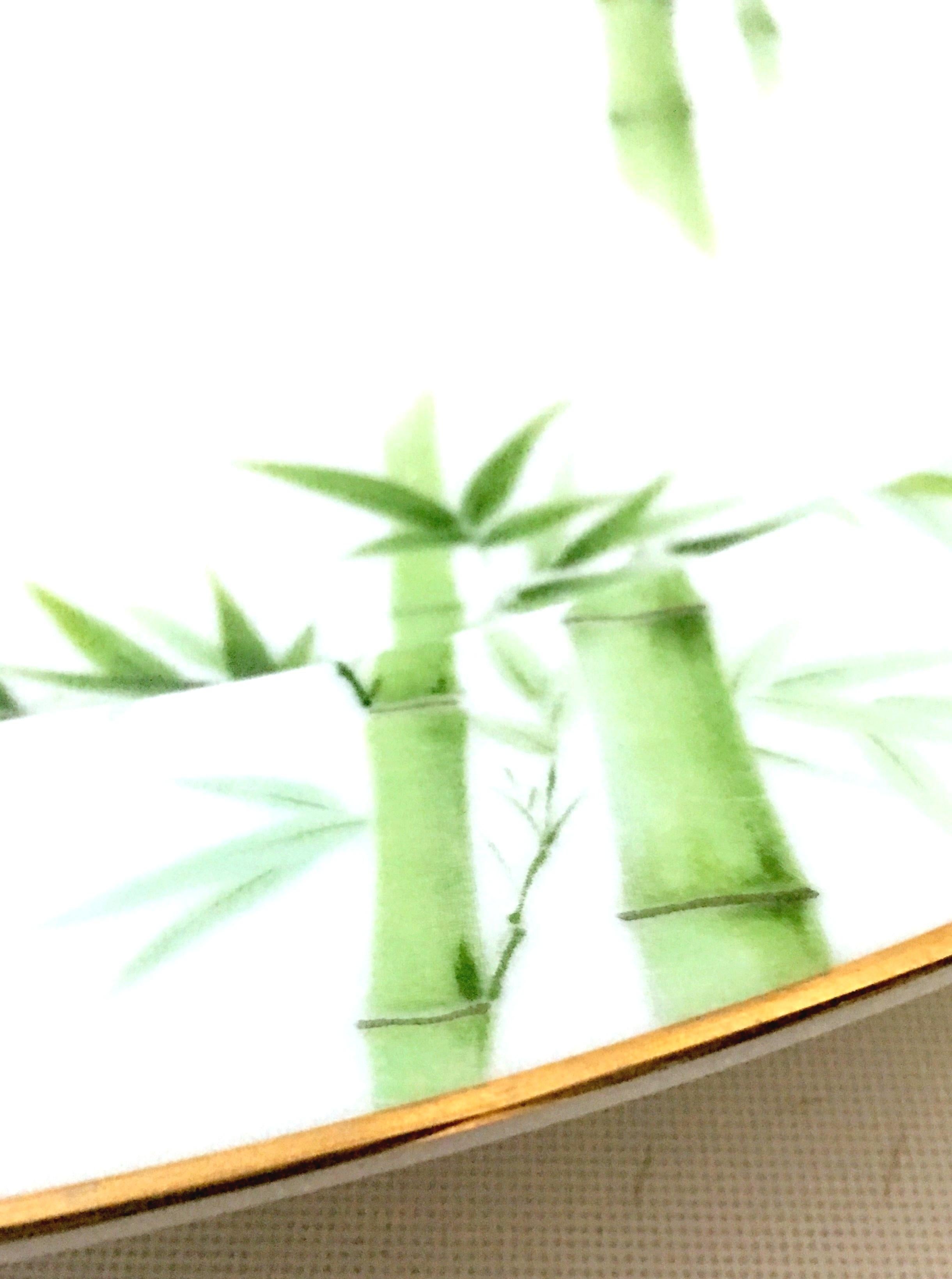 Japanese Porcelain "Green Bamboo" Serving Piece Set/2 by Noritake at ...