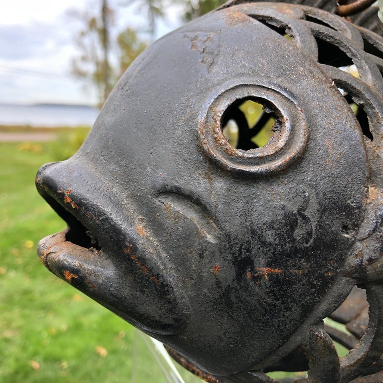 Japanese Rare "Fish" Lighting Lantern at 1stDibs