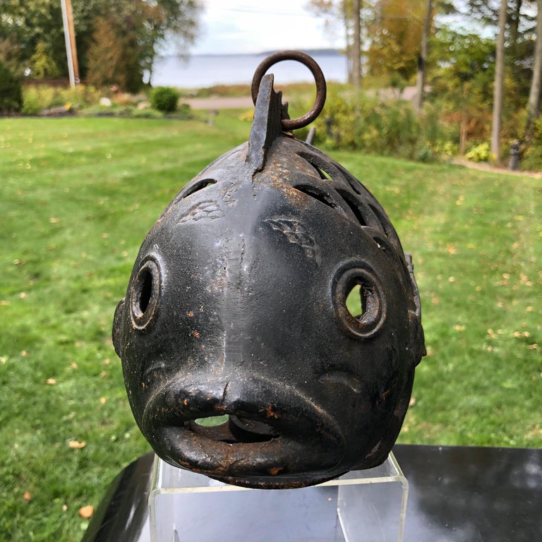 Japanese Rare "Fish" Lighting Lantern at 1stDibs