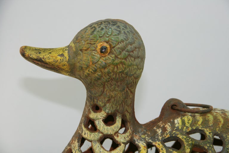 Japanese Rare Hand Painted "Duck Decoy" Lighting Lantern #1 For Sale at ...