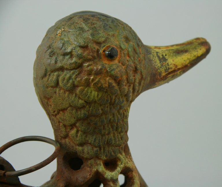 Japanese Rare Hand Painted "Duck Decoy" Lighting Lantern #1 For Sale at ...