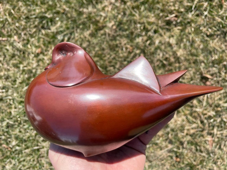 Japanese Rare Pair Bronze Adorable Doves Master Works Sotaro For Sale ...