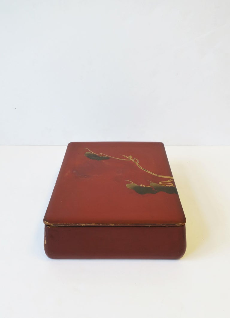 Japanese Lacquer Box For Sale at 1stDibs