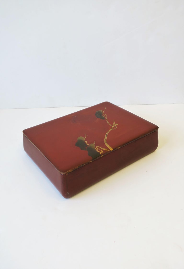 Japanese Lacquer Box For Sale at 1stDibs