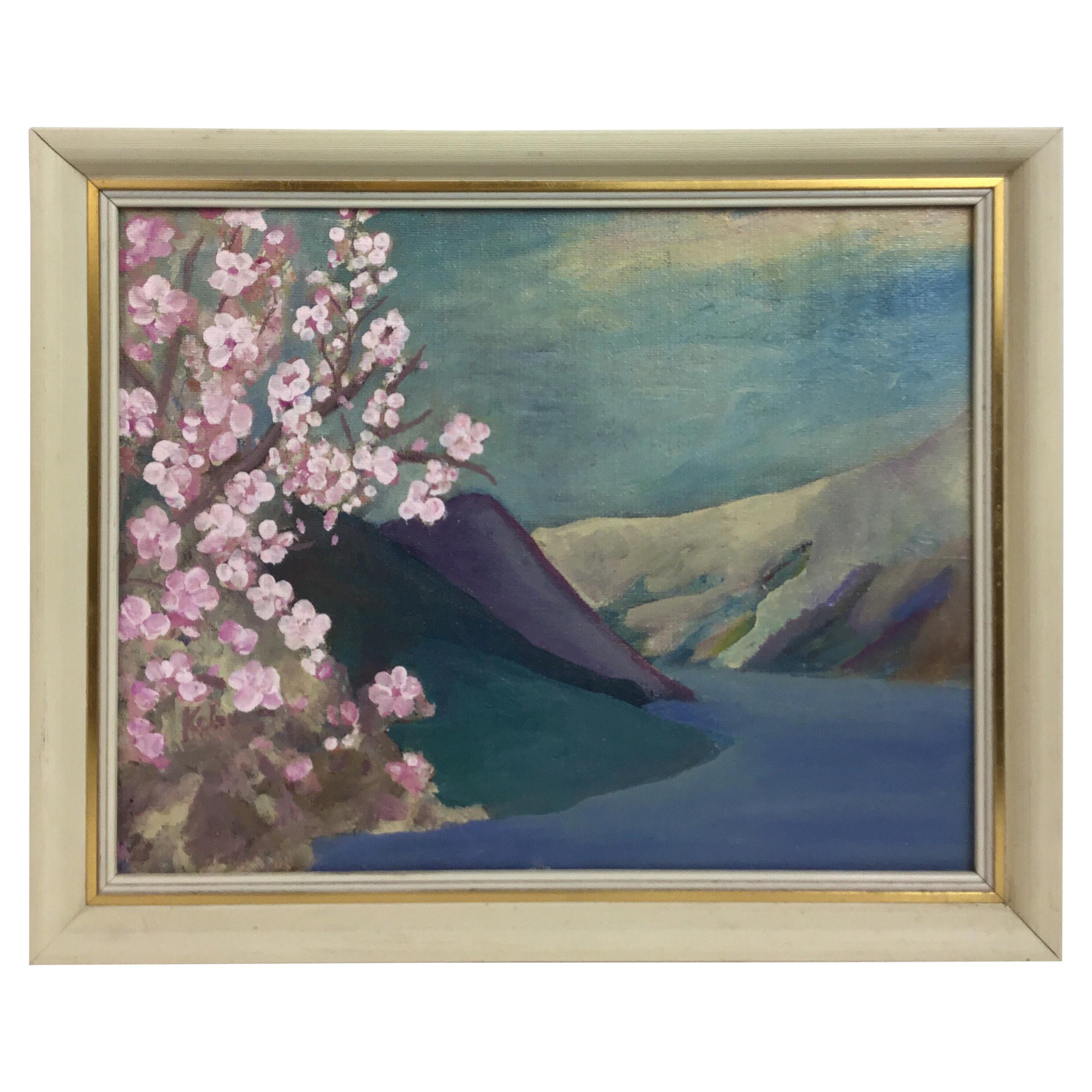 Shoko Ohta Large Japanese Original Cherry Blossoms Tree Serene Nihonga ...
